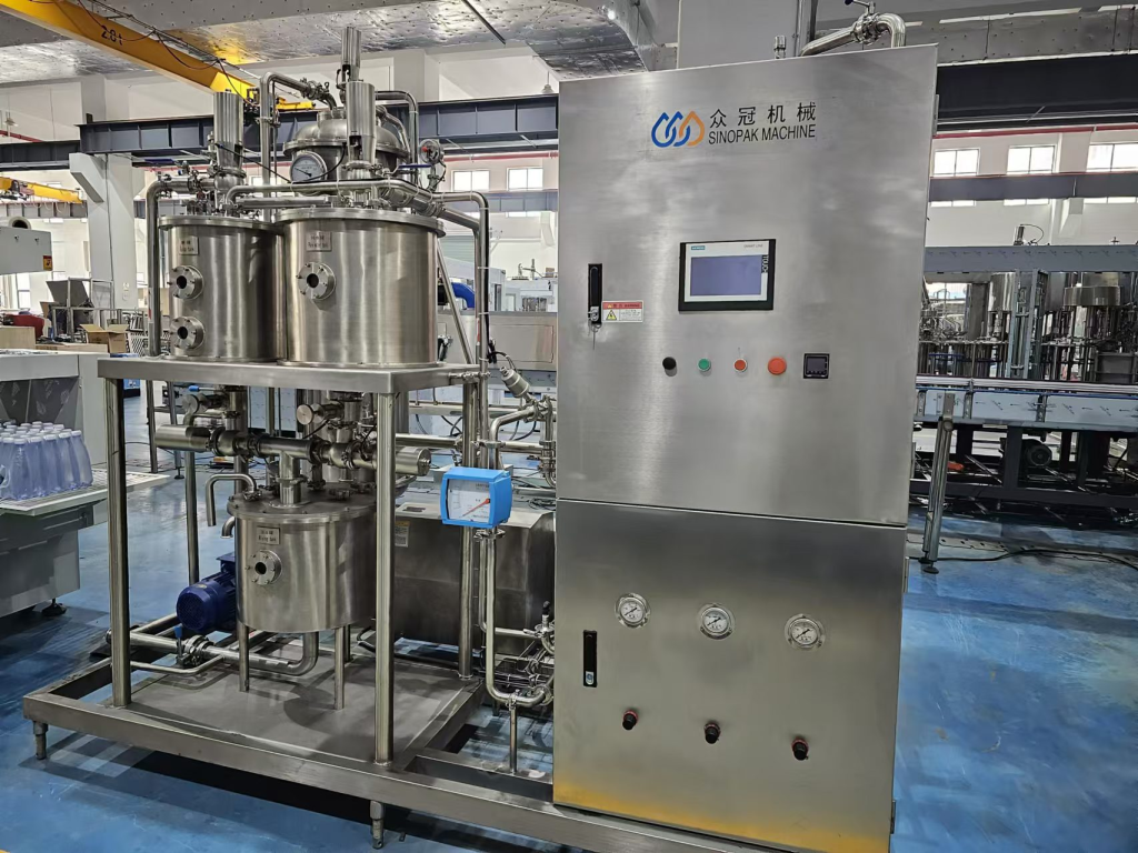 6000BPH Carbonated Beverage Production Line for Mr. Abdo in Yemen - SinoPAK